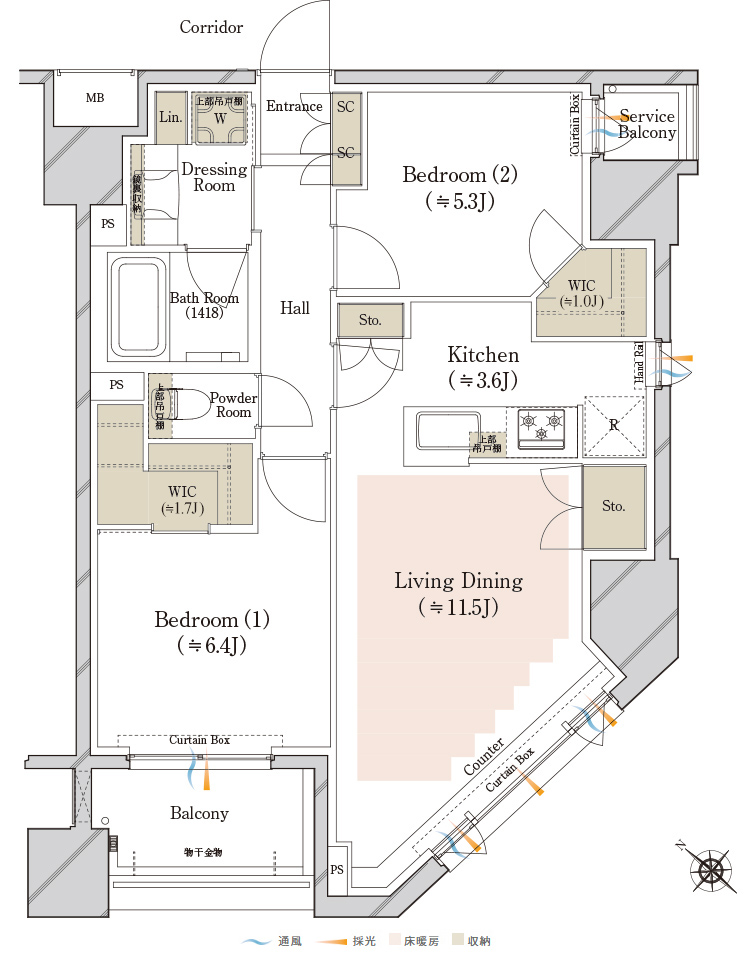 65m2 | マンション・一戸建て 理想の間取り探し！